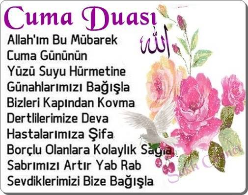 Cuma Duası - Anlamlı Güzel Sözler